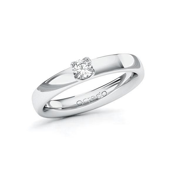 Verlobungsring in Weißgold 585 mit zus. 0,2 ct. Brillant tw, si von acredo | A-ZWLVK-WW5-1Y26P7Z ...
