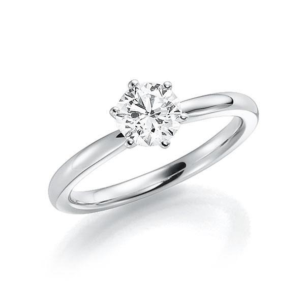 Verlobungsring in Platin 950 mit 0,7 ct. Brillant tw, si von 123GOLD | E-RJ8CR-W9-1R7K5HZ ...