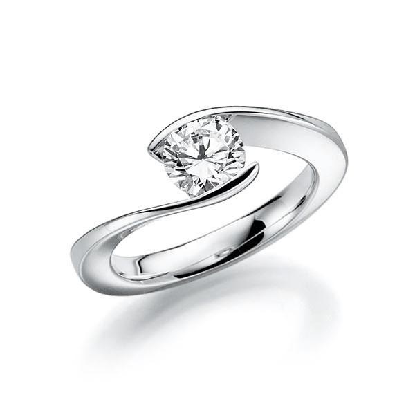 Verlobungsring in Platin 950 mit 1 ct. Brillant tw, si von 123GOLD | E-2TJ26-W9-1R7K63Z ...