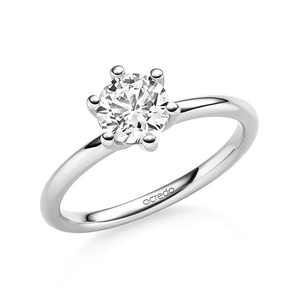 Verlobungsring in Weißgold 585 mit 0,7 ct. Brillant tw, si von acredo | A-19M7DU-W5-1R7KAKZ ...